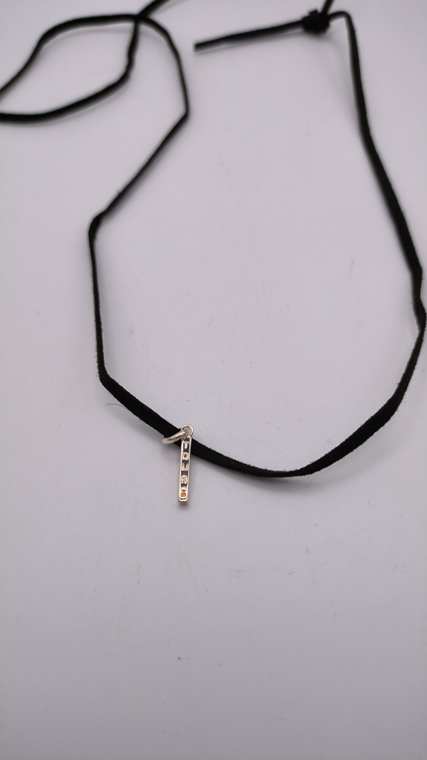 COLGANTE TOUS LINGOTE CUERDA NEGRA | Real Cash