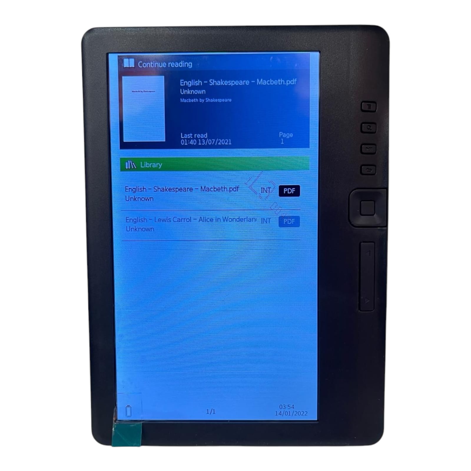 EBOOK READER BK7019 16GB + FUNDA + CAJA | Real Cash