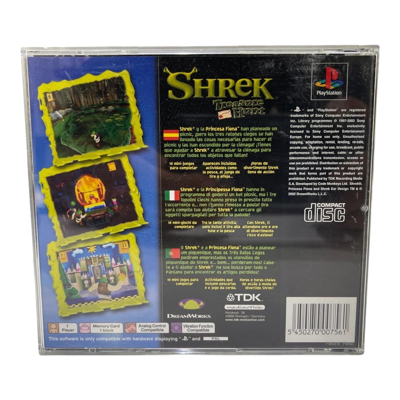 VIDEOJUEGO PS1 SHERK TREASURE HUNT | Real Cash